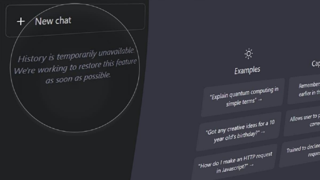When will ChatGPT history be restored? - Open AI Master