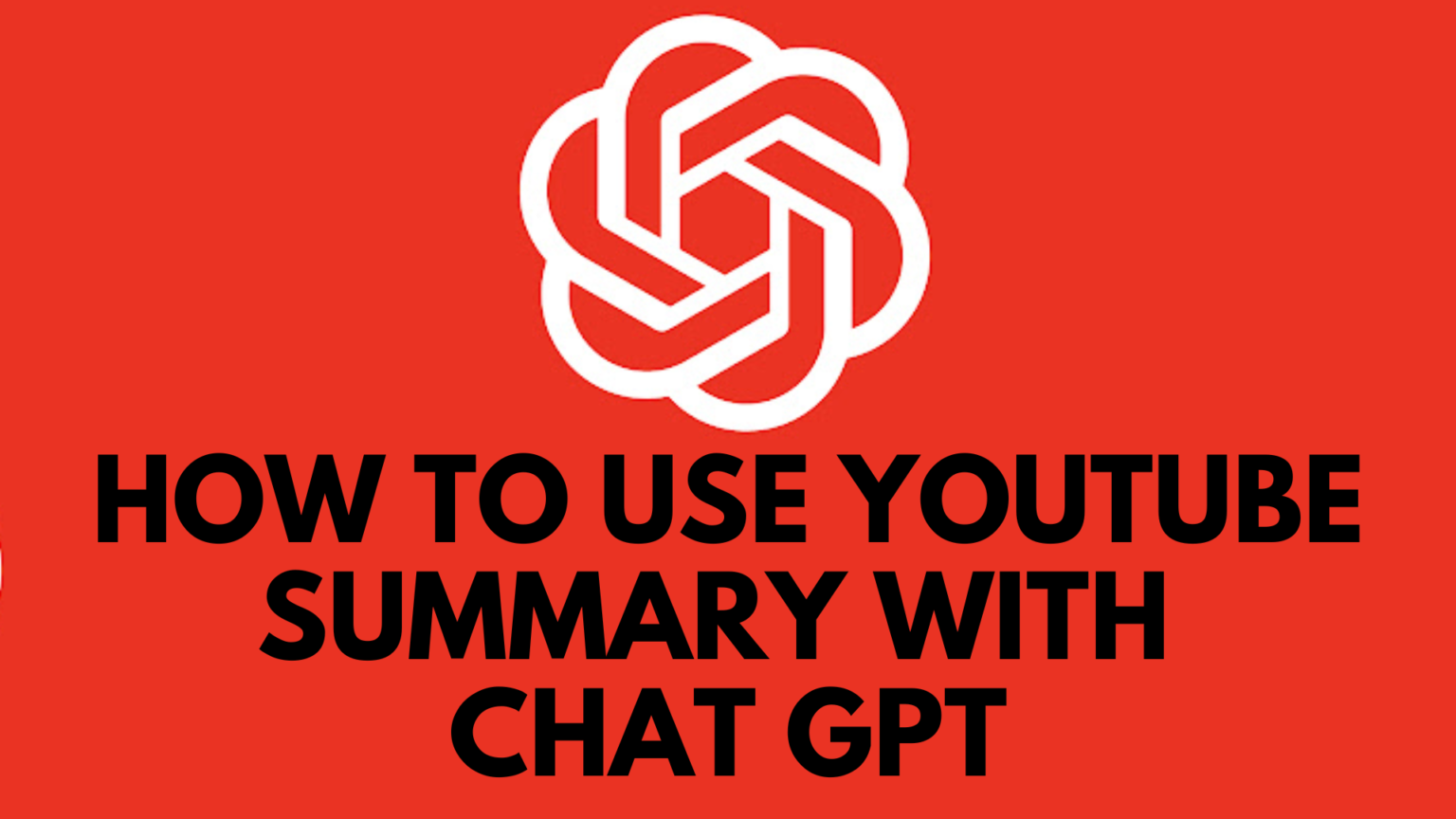 How to use Youtube summary with ChatGPT