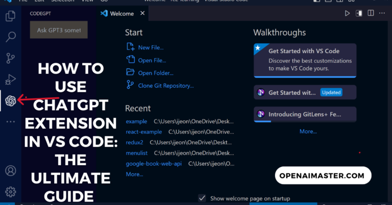 How to Use ChatGPT Extension in VS Code