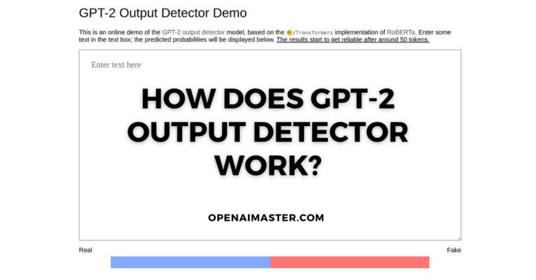 What is GPT-2 output detector?