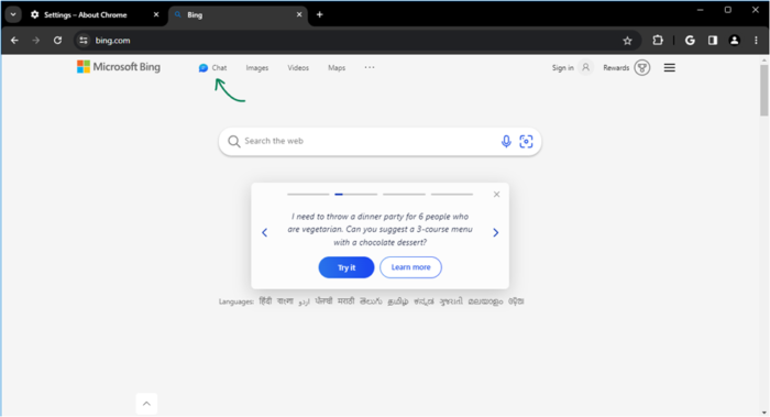 How To Use Microsoft Bing Chatbot On Chrome And Safari - Open AI Master