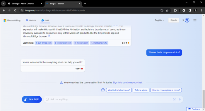 How To Use Microsoft Bing Chatbot On Chrome And Safari - Open AI Master