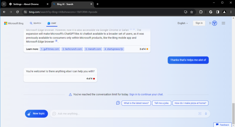 How To Use Microsoft Bing Chatbot On Chrome And Safari - Open AI Master