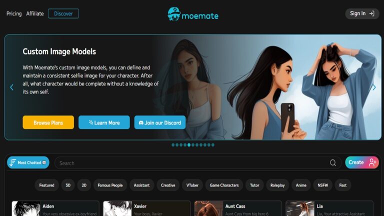 Moemate AI: Pricing, Reviews, and Alternatives