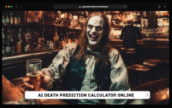 AI Death Prediction Calculator Online - Open AI Master