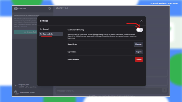 How To Fix ChatGPT Not Saving Conversation History - Open AI Master