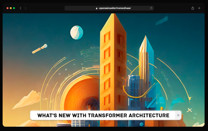 What's New With Transformer Architecture To Make AI Models Faster & More Resource-Efficient