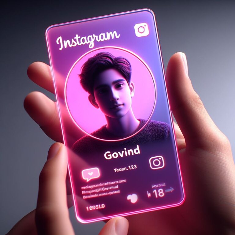 Create Trending Instagram Profile Glass ID Card Photo with AI?