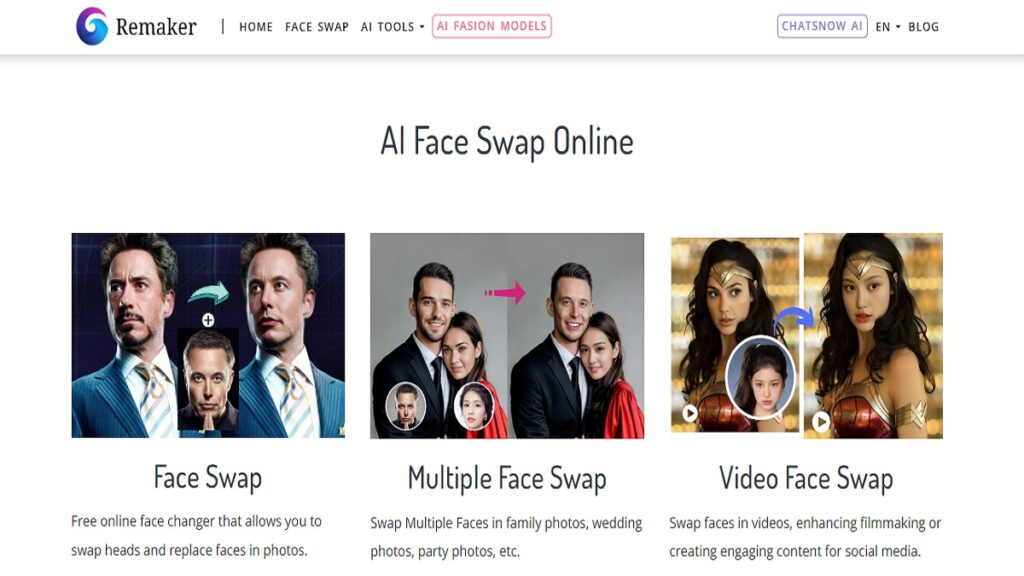 How to Change Your Face with Remaker AI Face Swap