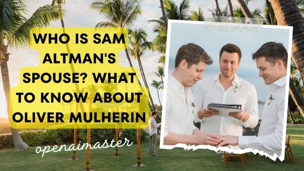 Who is Sam Altman's Spouse? What to Know About Oliver Mulherin