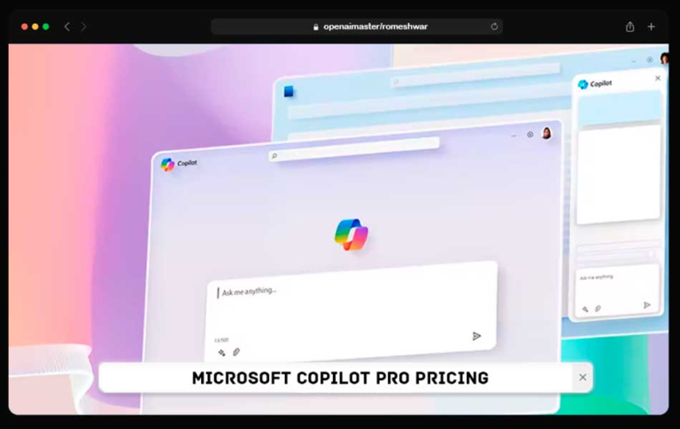 Microsoft Copilot Pro Pricing - Open AI Master