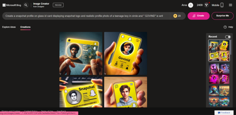 Create Trending Instagram Profile Glass ID Card Photo with AI?