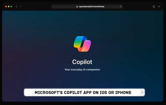 How To Use Microsoft's Copilot App on iOS or iPhone - Open AI Master