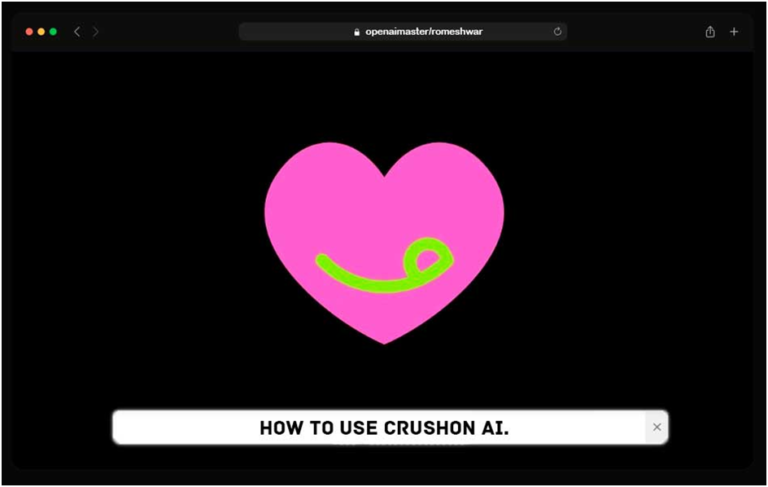 How To Use Crushon AI - Open AI Master
