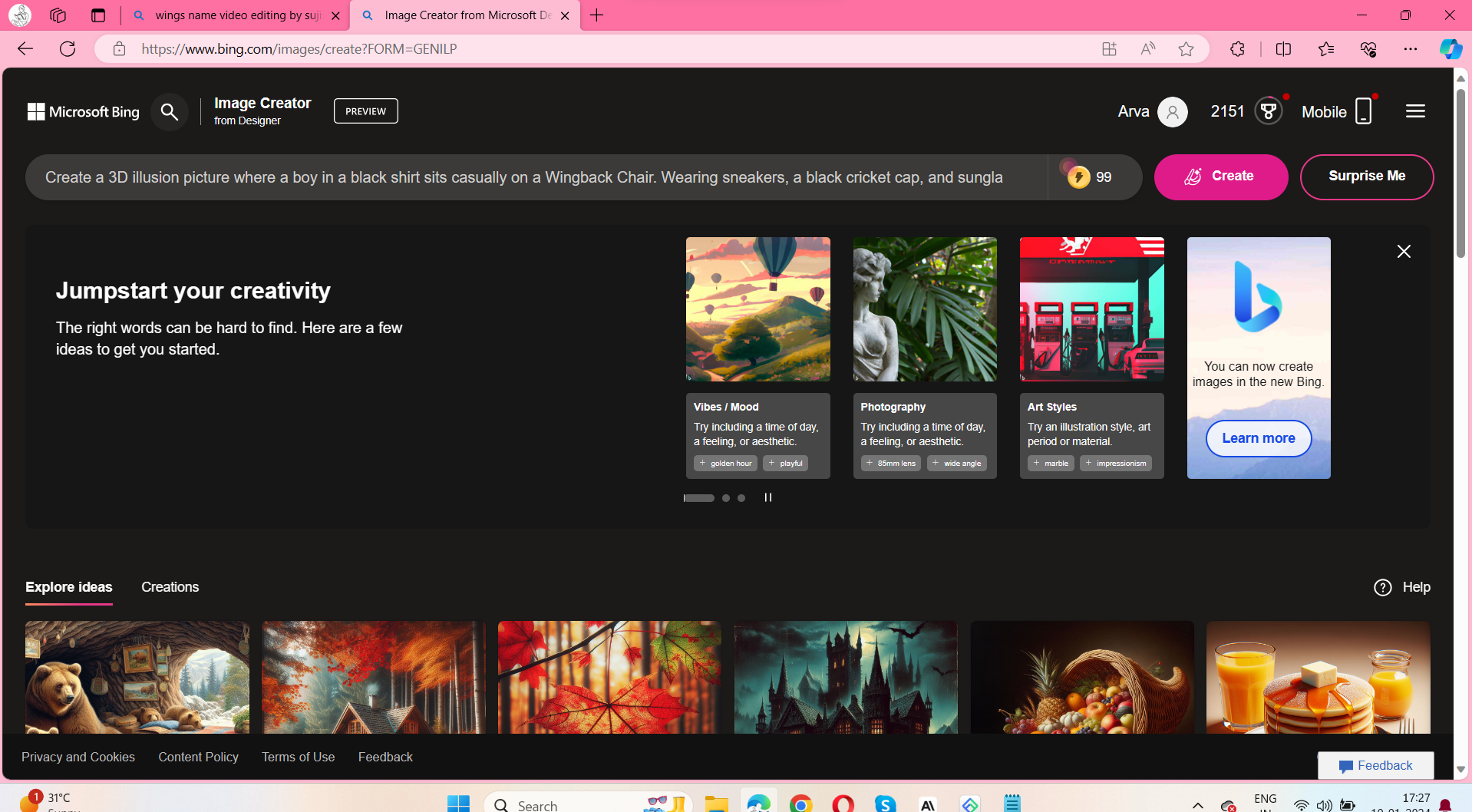 How To Create 3D AI Wings Name Image? - Open AI Master
