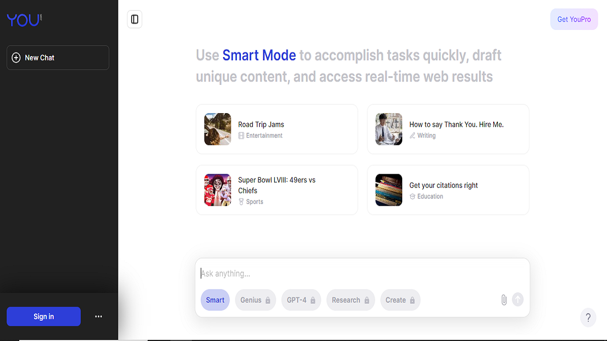 How to Use YouChat AI Free - Open AI Master