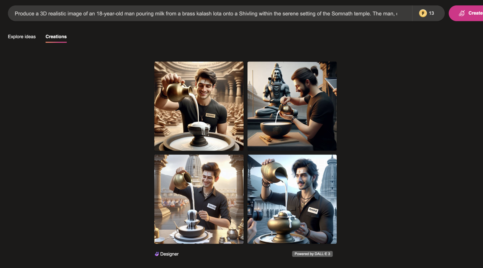 Maha Shivratri 3D AI Photos Editing Prompts - Open AI Master