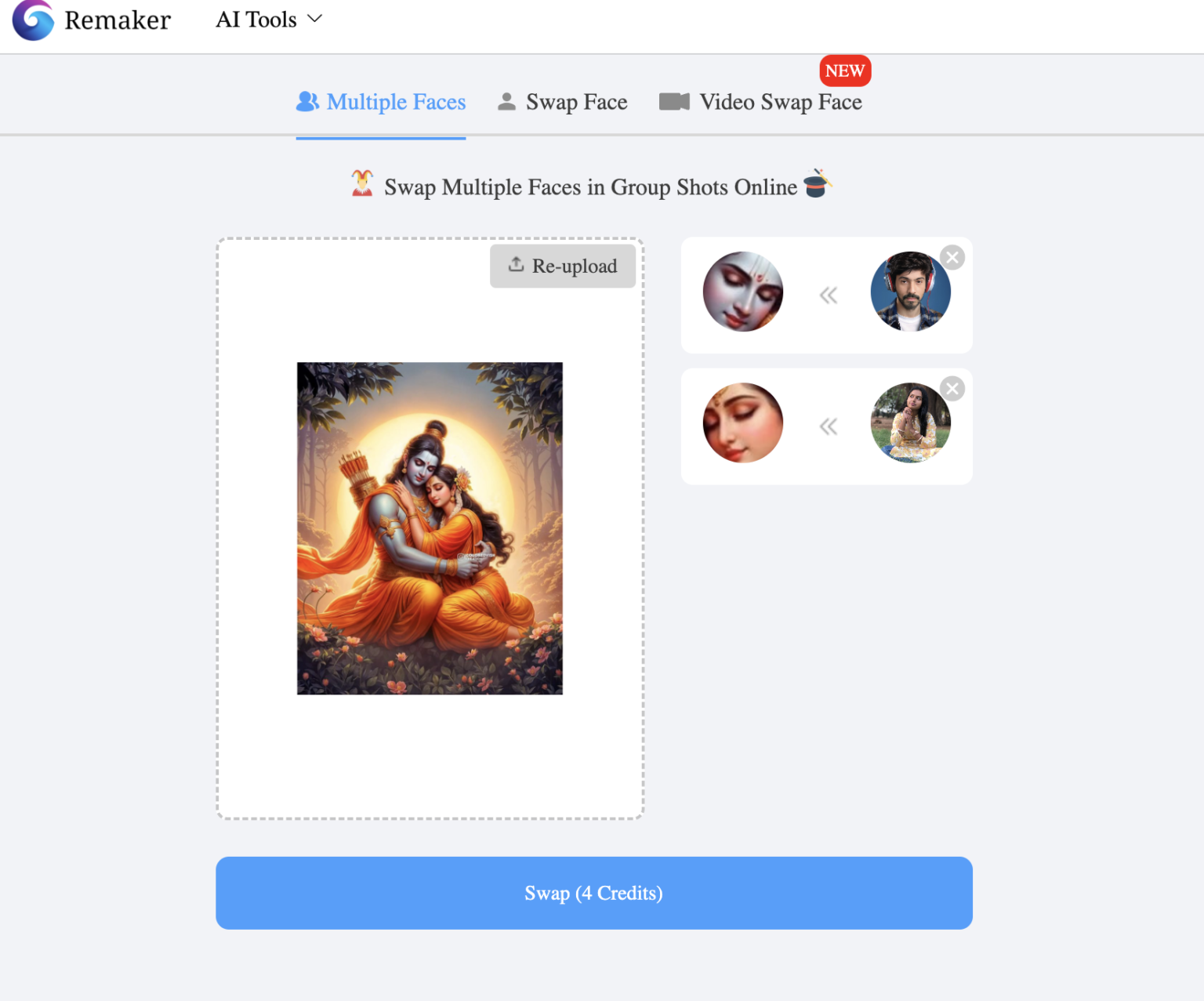 How to Add Your Face On Ram Sita AI Image - Open AI Master