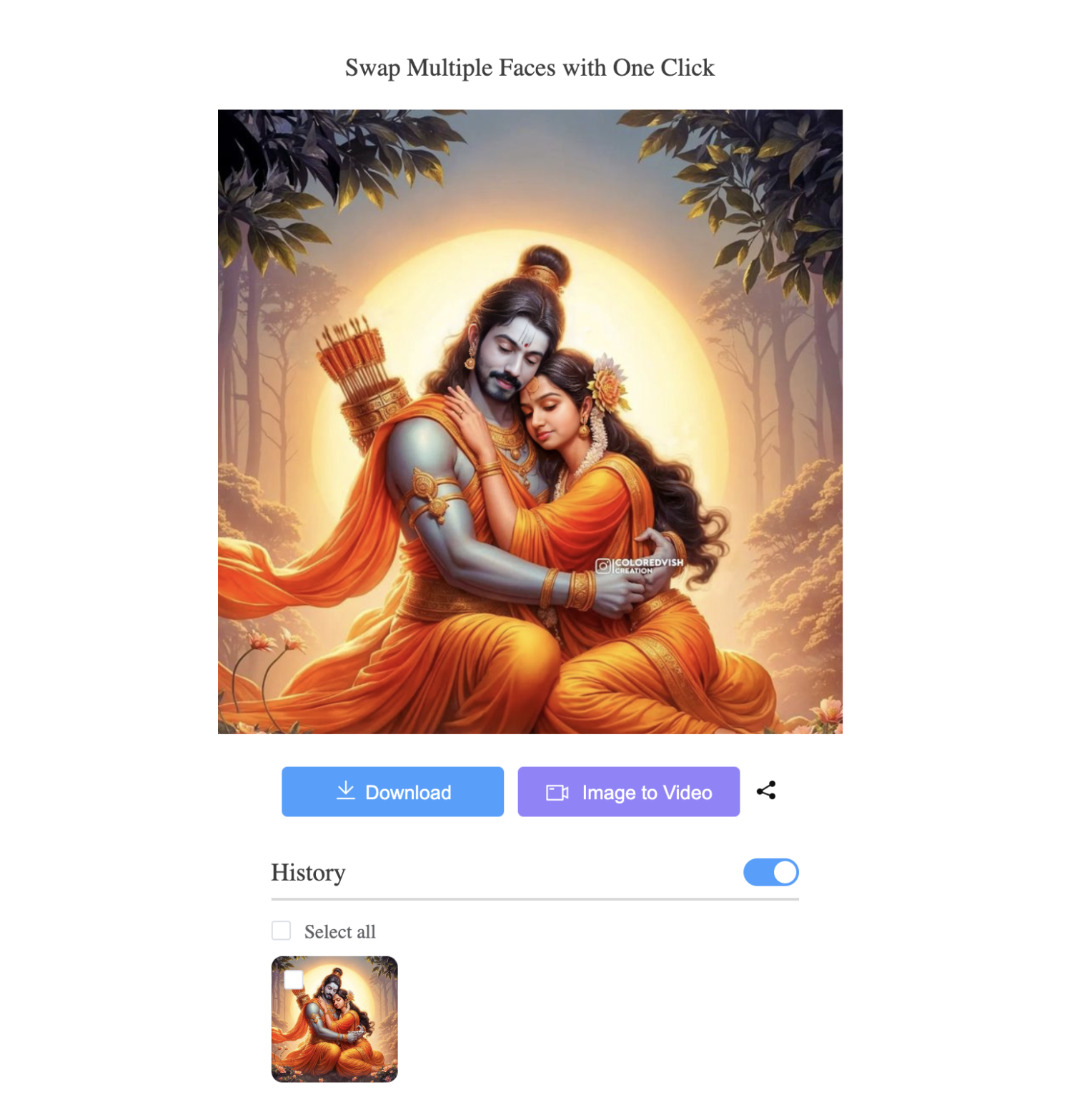 How to Add Your Face On Ram Sita AI Image - Open AI Master