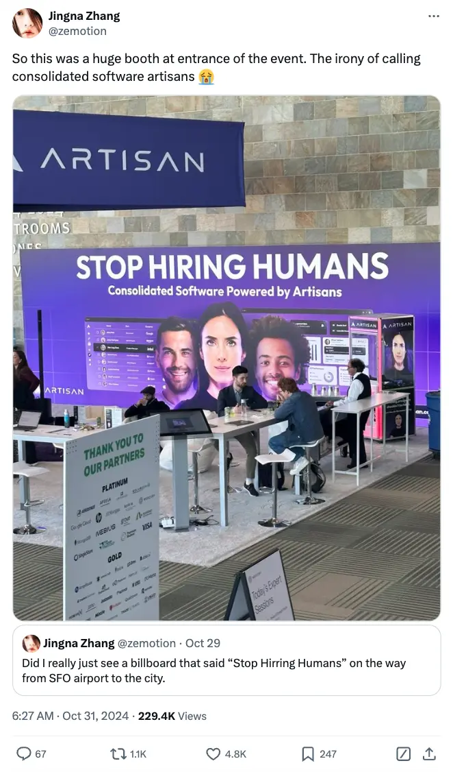 The Story Behind the “Stop Hiring Humans” Billboards in San Francisco ...